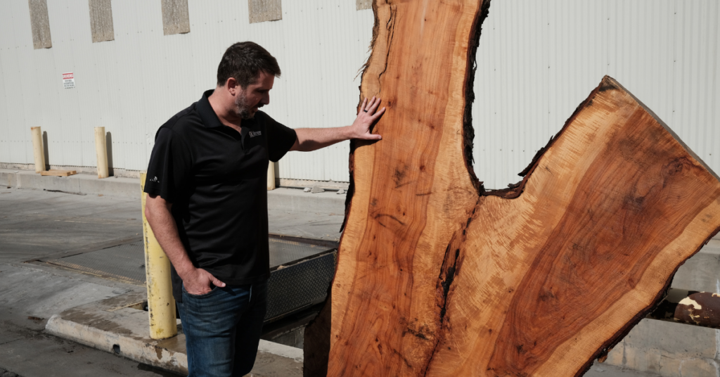 How to Determine a High-Quality Live Edge Slab